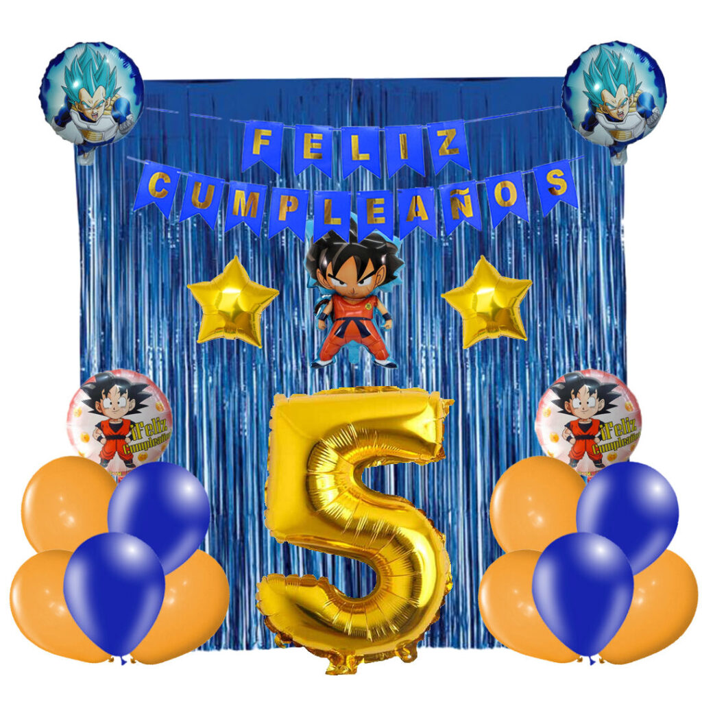 COMBO DECORACIÓN DRAGON BALL - Kingo Cotillon